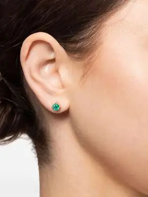 VEYNOU 14kt Yellow Emerald Stud Earrings