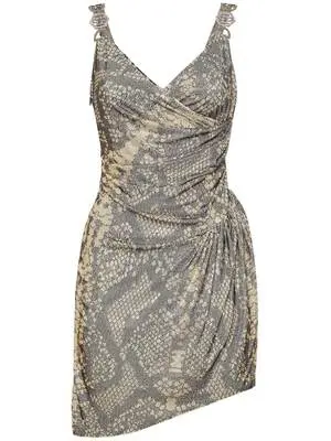 Philipp Plein Rhinestone-embellished Mini Dress