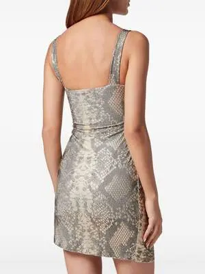 Philipp Plein Rhinestone-embellished Mini Dress