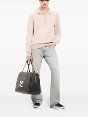 COURREGES Zipped Polo Shirt