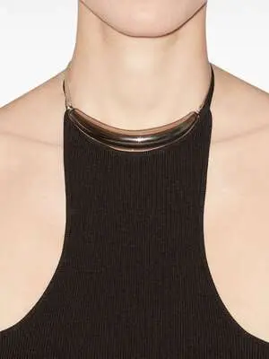 Isabel Marant Étoile Tone Brass Charm Necklace
