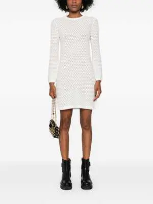 Chloé Pointelle-knit Mini Dress