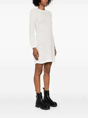 Chloé Pointelle-knit Mini Dress