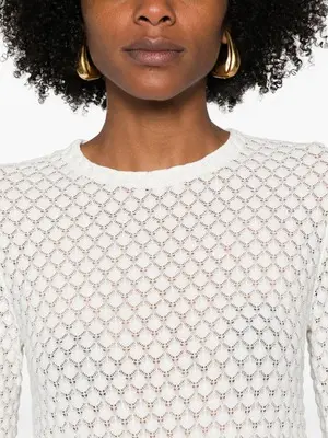 Chloé Pointelle-knit Mini Dress