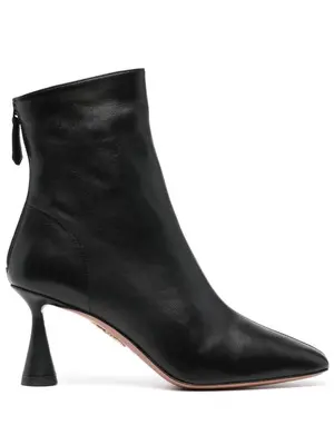 AQUAZZURA Amore Ankle Boots - Black