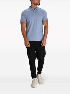 Polo Ralph Lauren Embroidered Cotton Polo Shirt - Blue