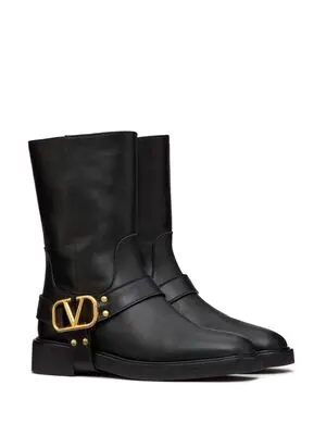 Valentino Garavani 30mm Vlogo The Bold Edition Ankle Boots