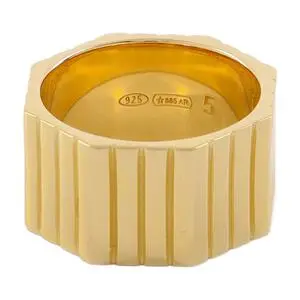 IVI Octagonal -plated Ring - Gold