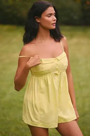 Anthropologie Clean Cut Romper