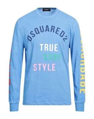 Men's Dsquared2 Blue Tops