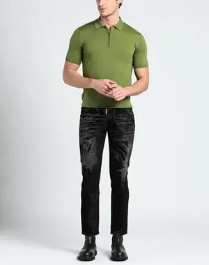 Dsquared2 Jeans In Cotton, Elastane, And Calfskin