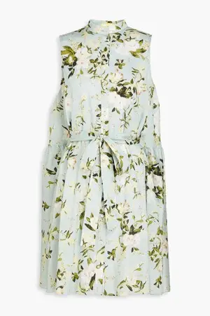 Erdem Soleil Floral-print Mini Dress