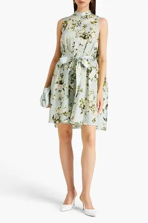 Erdem Soleil Floral-print Mini Dress