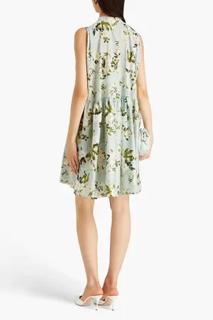 Erdem Soleil Floral-print Mini Dress