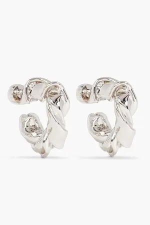 Oscar De La Renta Tone Earrings - Silver