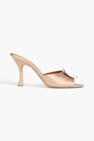 MALONE SOULIERS Josia Crystal-embellished Mules