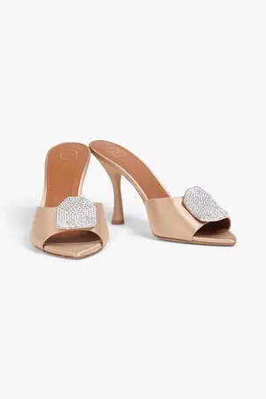 MALONE SOULIERS Josia Crystal-embellished Mules