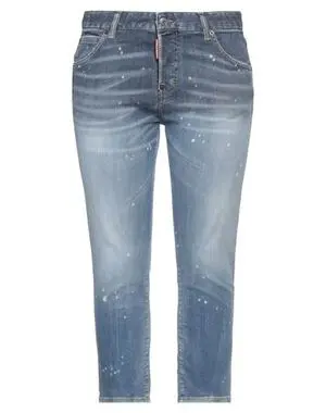 Dsquared2 Tapered Jeans In Medium Wash Denim