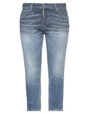 Dsquared2 Tapered Jeans In Medium Wash Denim