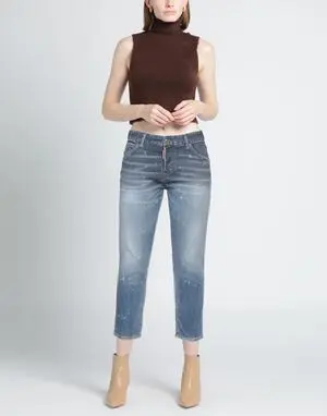 Dsquared2 Tapered Jeans In Medium Wash Denim