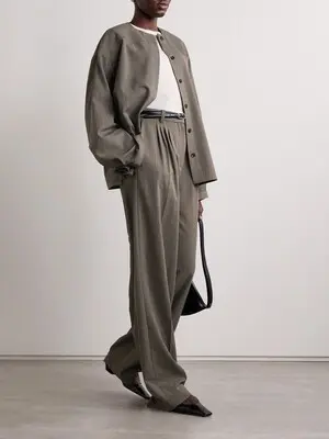 Co Oversized Mélange Twill Shirt