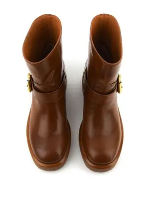 Chloé Coddington Biker Boots - Brown