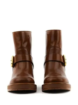 Chloé Coddington Biker Boots - Brown