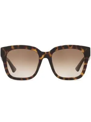 Gucci Gucci Eyewear Square-Frame Sunglasses Brown