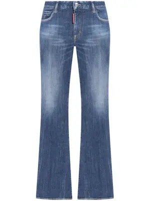 Dsquared2 Mid-rise Flared Jeans - Blue