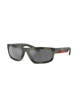Prada Camouflage Rectangle Sunglasses