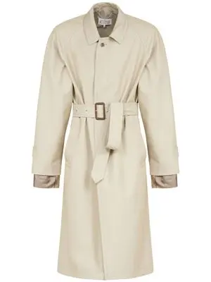 MAISON MARGIELA Layered Trench Coat - Neutrals