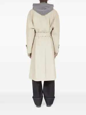 MAISON MARGIELA Layered Trench Coat - Neutrals