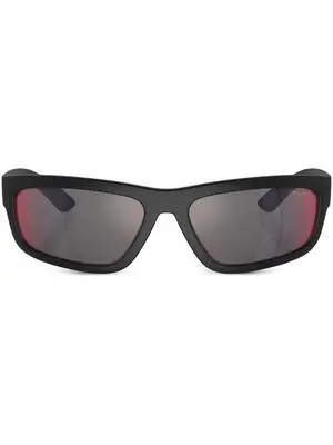 Prada Rectangle-frame Sunglasses - Black