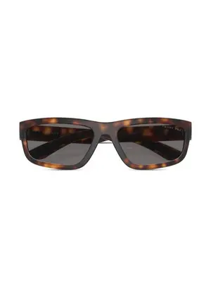 Prada Tortoiseshell Rectangle-frame Sunglasses - Brown