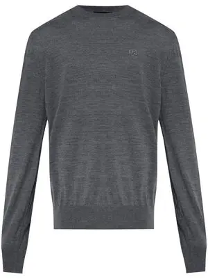 Dsquared2 Logo-embroidered Jumper - Grey