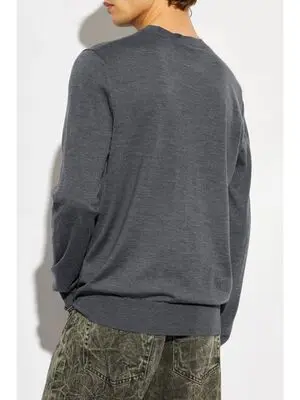 Dsquared2 Logo-embroidered Jumper - Grey