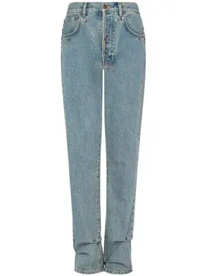 Moschino High-waisted Straight-leg Jeans