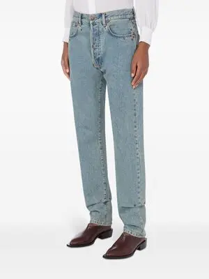 Moschino High-waisted Straight-leg Jeans