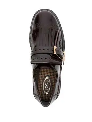 TOD'S Leather Monk Strap Loafers