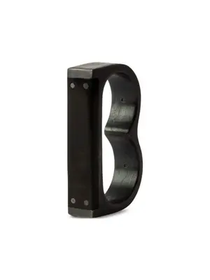 PARTS OF FOUR Plate Double Ring - Black