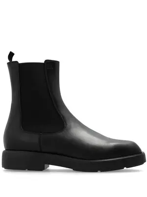 Emporio Armani Leather Chelsea Boots