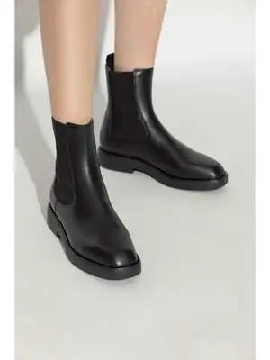 Emporio Armani Leather Chelsea Boots