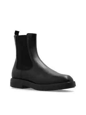 Emporio Armani Leather Chelsea Boots