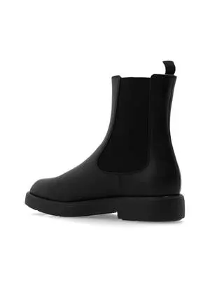 Emporio Armani Leather Chelsea Boots