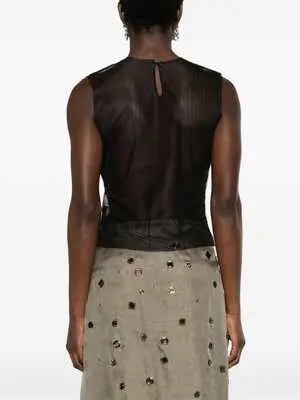 Viktor & Rolf Sequined Tulle Tank Top