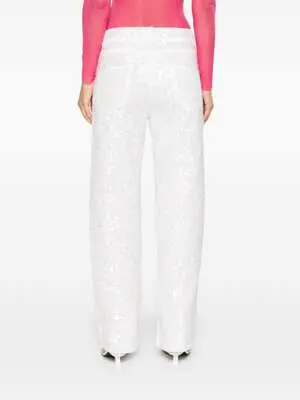 P.a.r.o.s.h Guff Sequin-embellished Jeans - White