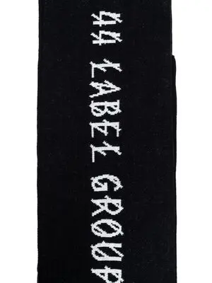 44 LABEL GROUP Logo-jacquard Scarf