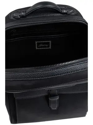Brioni Logo-appliqué Backpack