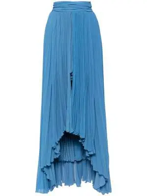 SAIID KOBEISY High-low Pleated Skirt