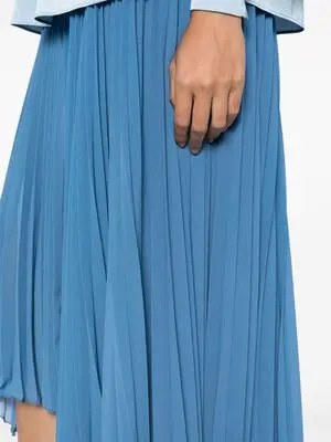 SAIID KOBEISY High-low Pleated Skirt